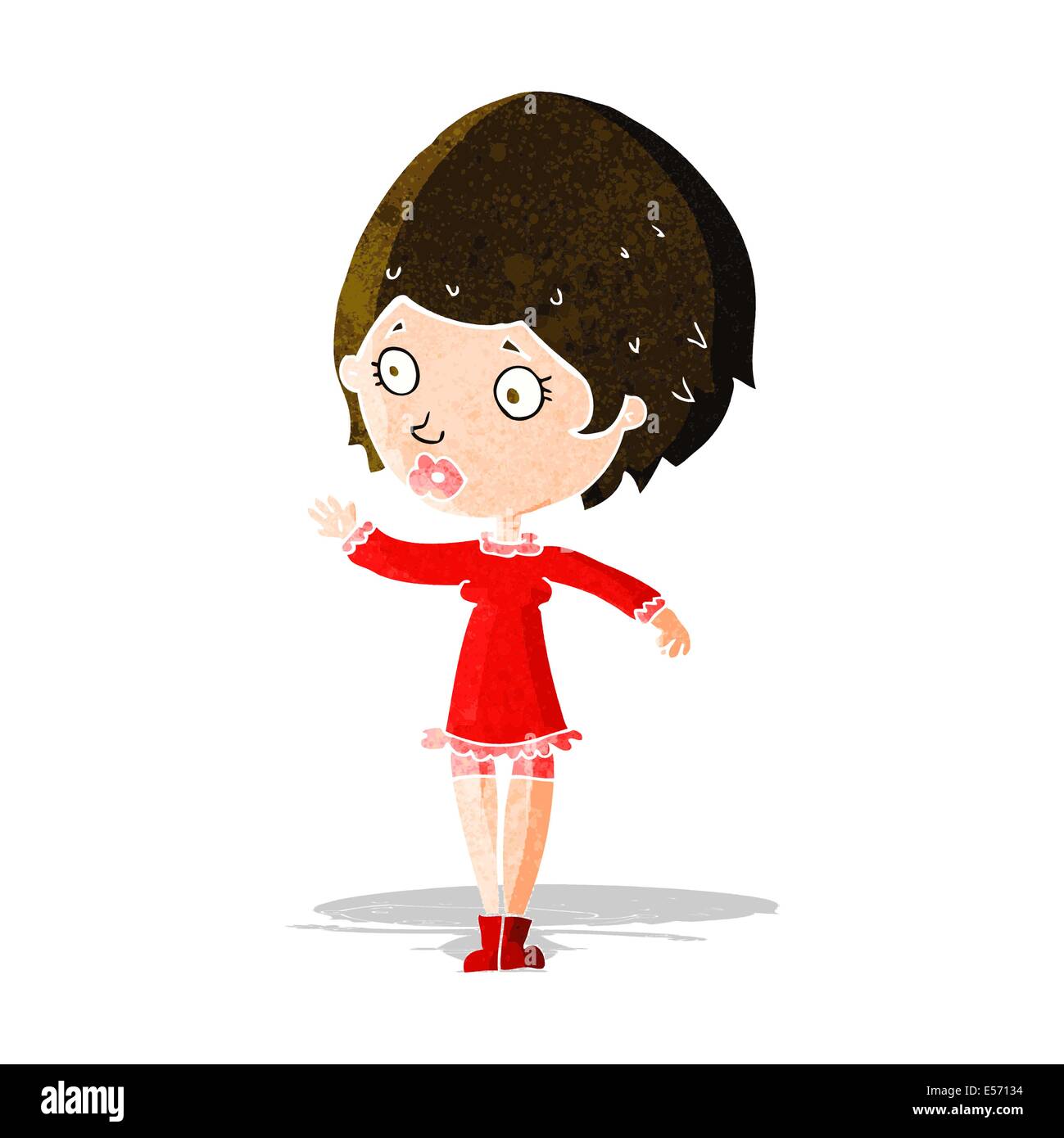 cartoon pretty woman Stock Vector Image & Art - Alamy