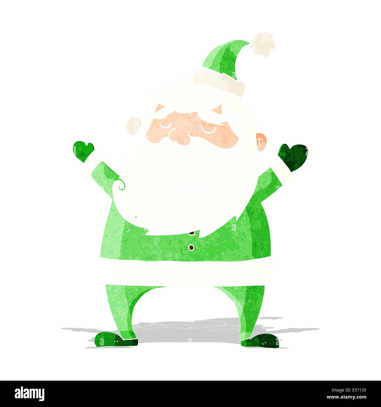 jolly santa cartoon Stock Vector Image & Art - Alamy