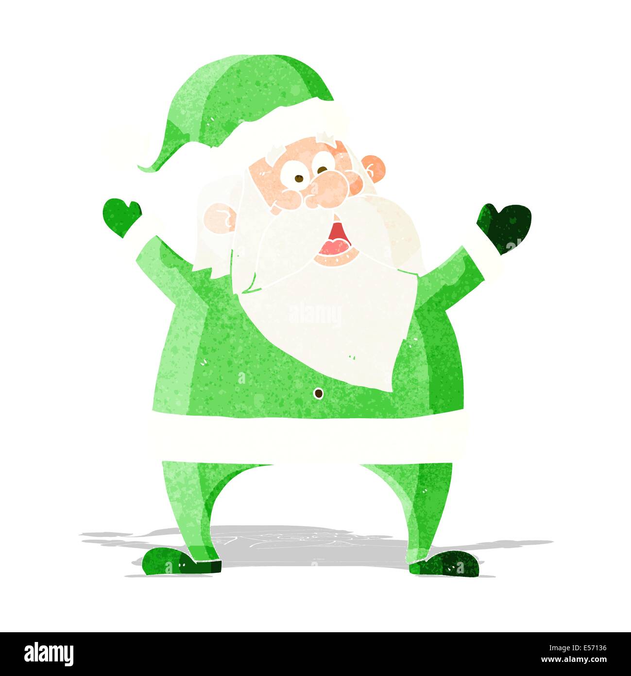 jolly santa cartoon Stock Vector Image & Art - Alamy