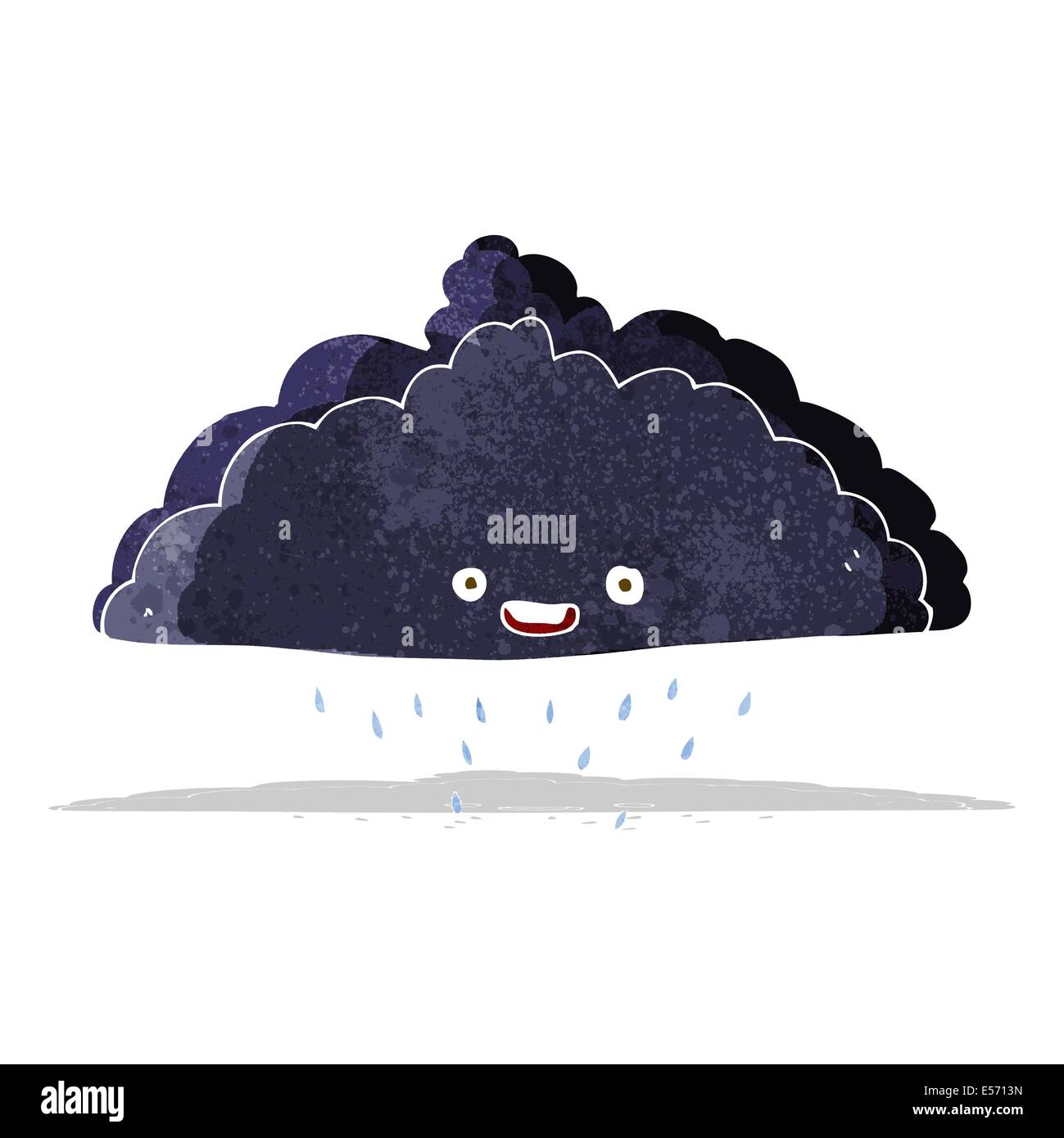cartoon rain cloud Stock Vector Image & Art - Alamy
