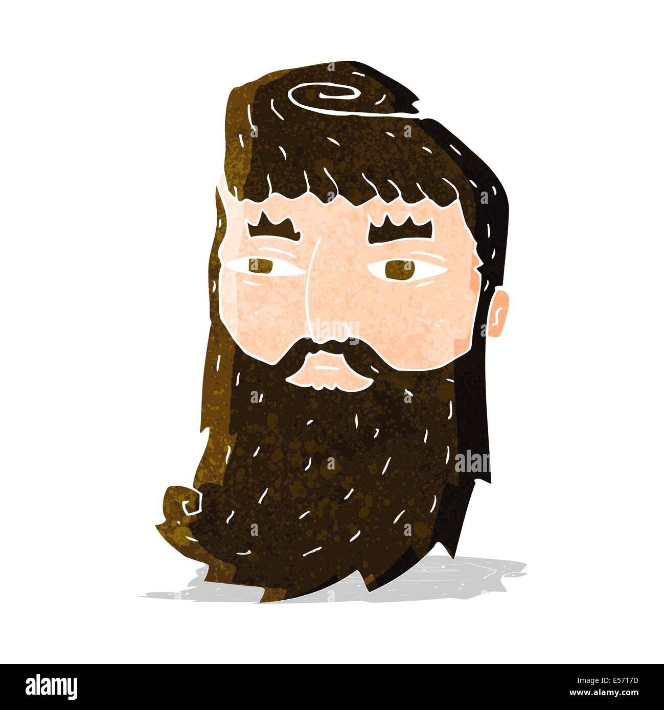 Bearded man line art Cut Out Stock Images & Pictures - Alamy