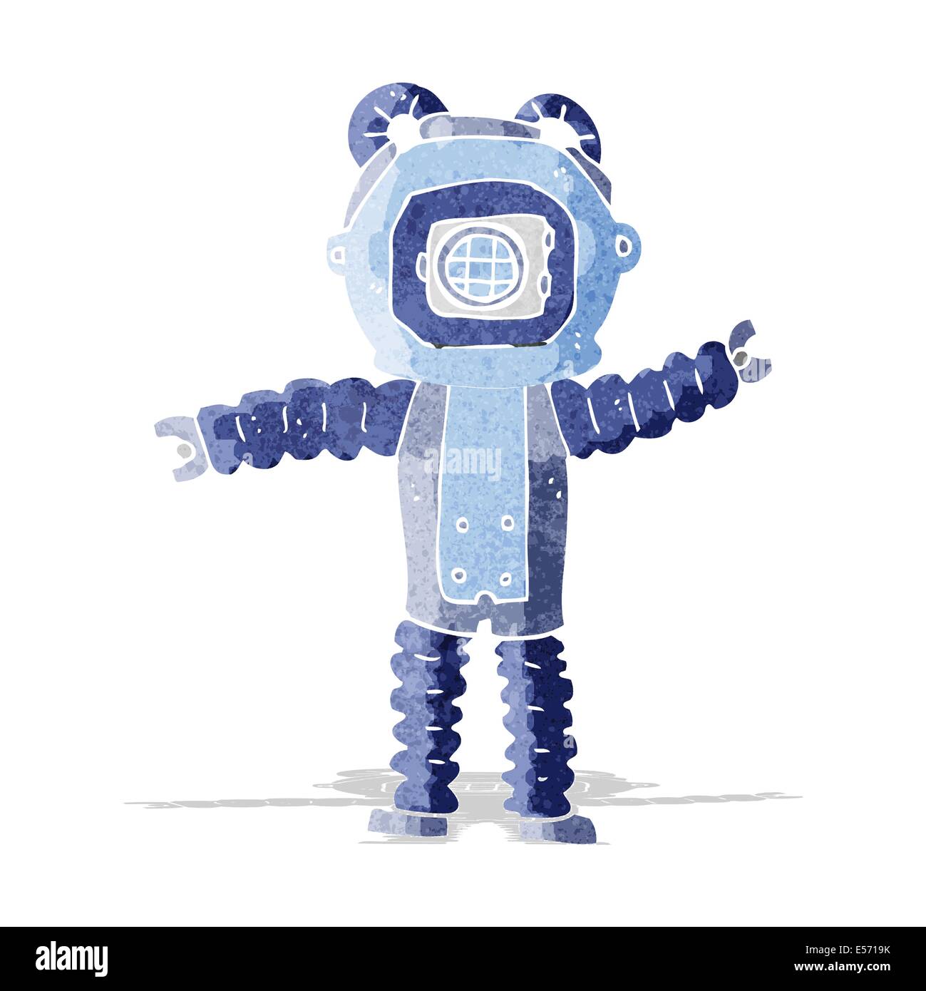 cartoon deep sea diver Stock Vector Image & Art - Alamy