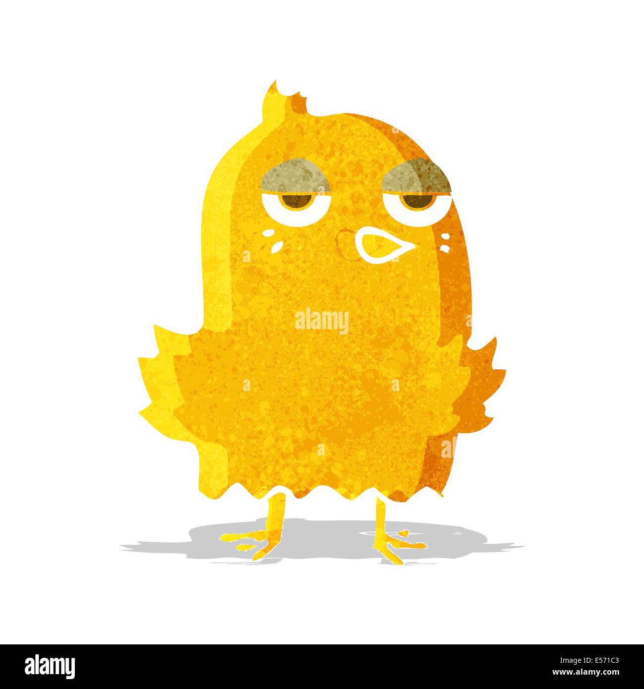 Cartoon bored bird hi-res stock photography and images - Alamy