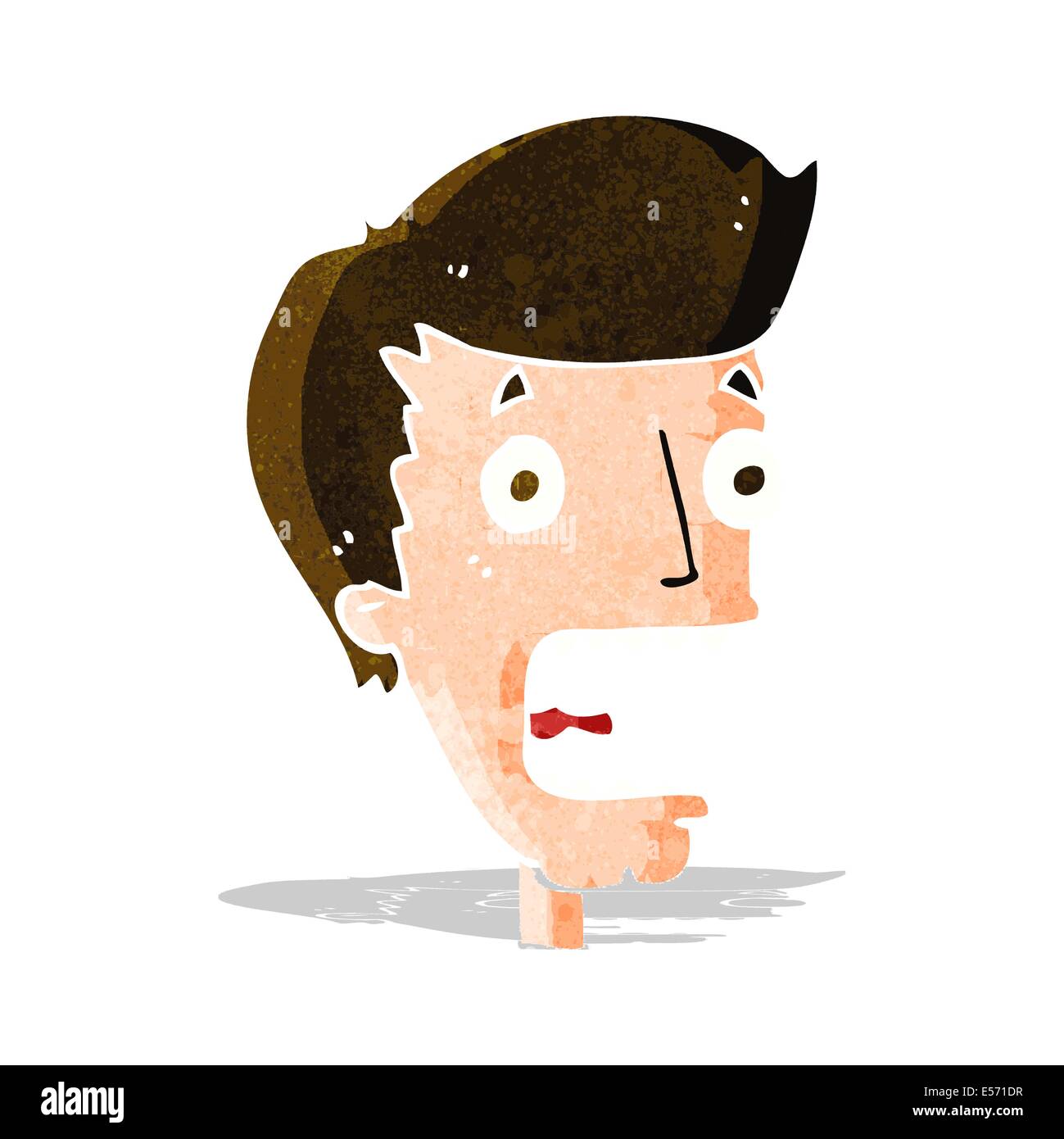 cartoon terrified man Stock Vector Image & Art - Alamy