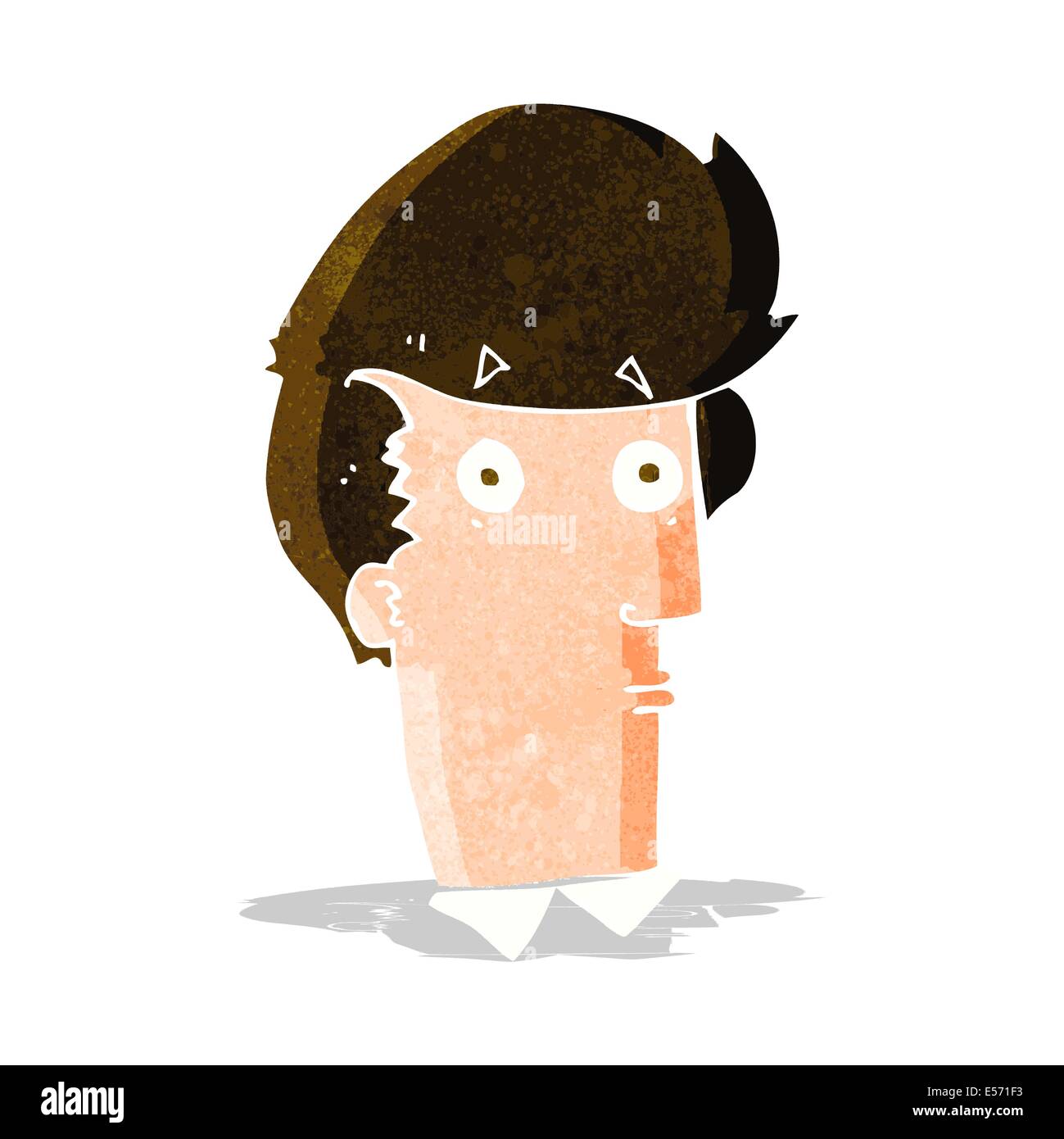 cartoon surprised expression Stock Vector Image & Art - Alamy