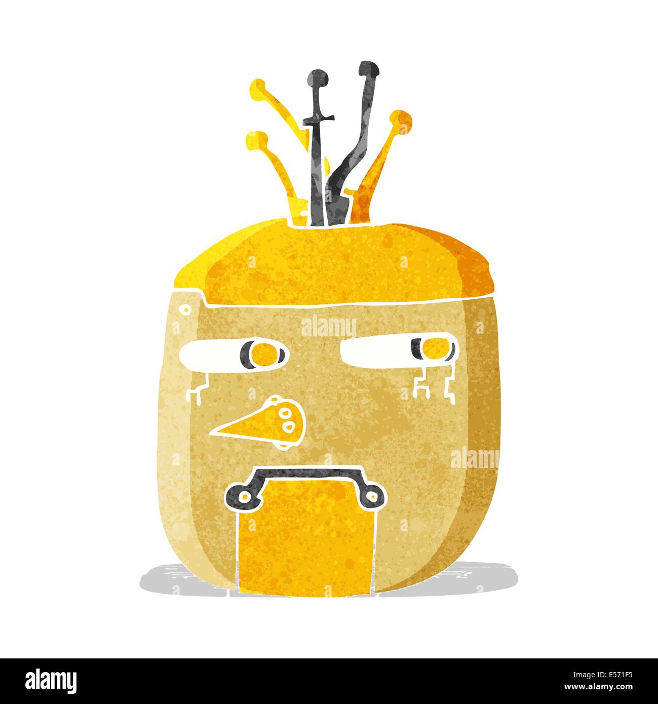 cartoon robot head Stock Vector Image & Art - Alamy