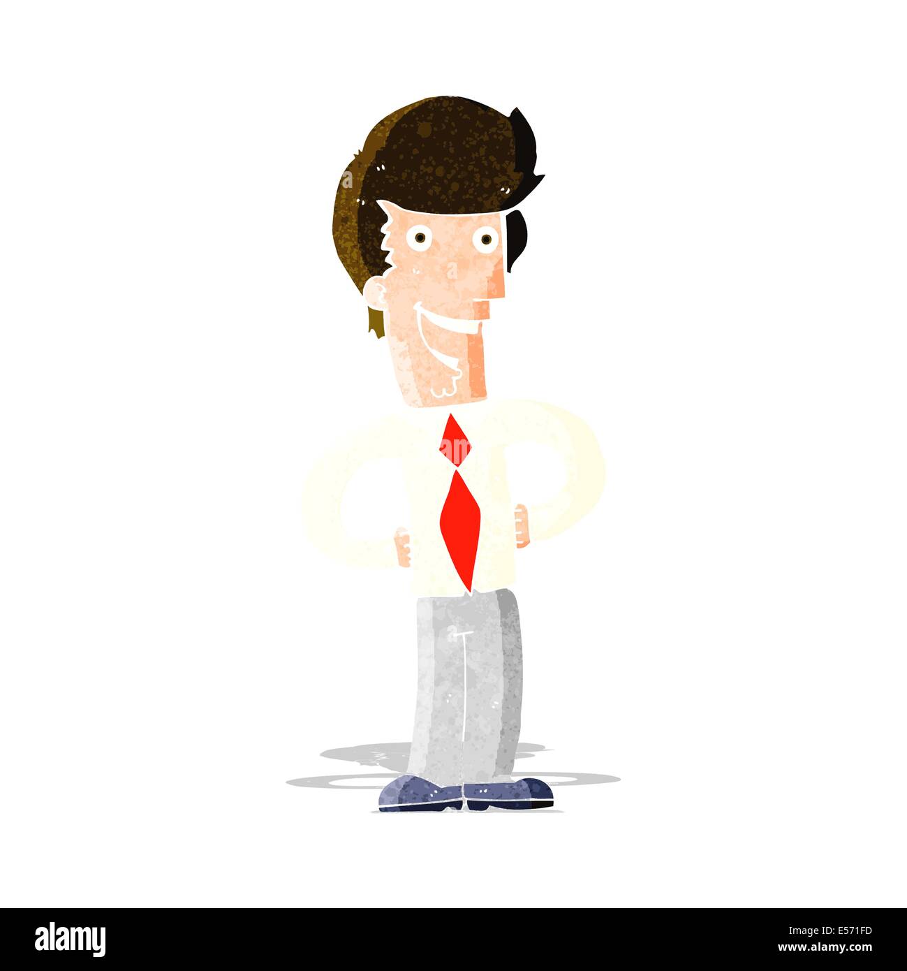 cartoon happy man Stock Vector Image & Art - Alamy