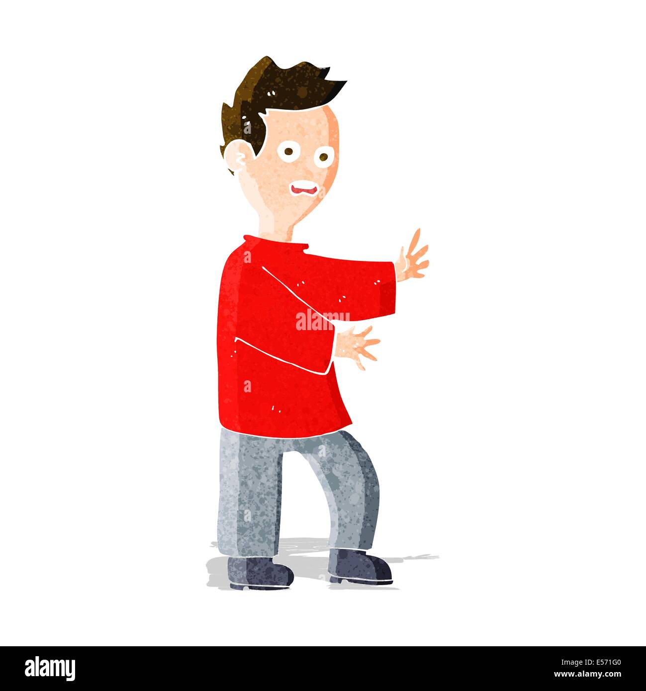 cartoon shocked man Stock Vector Image & Art - Alamy