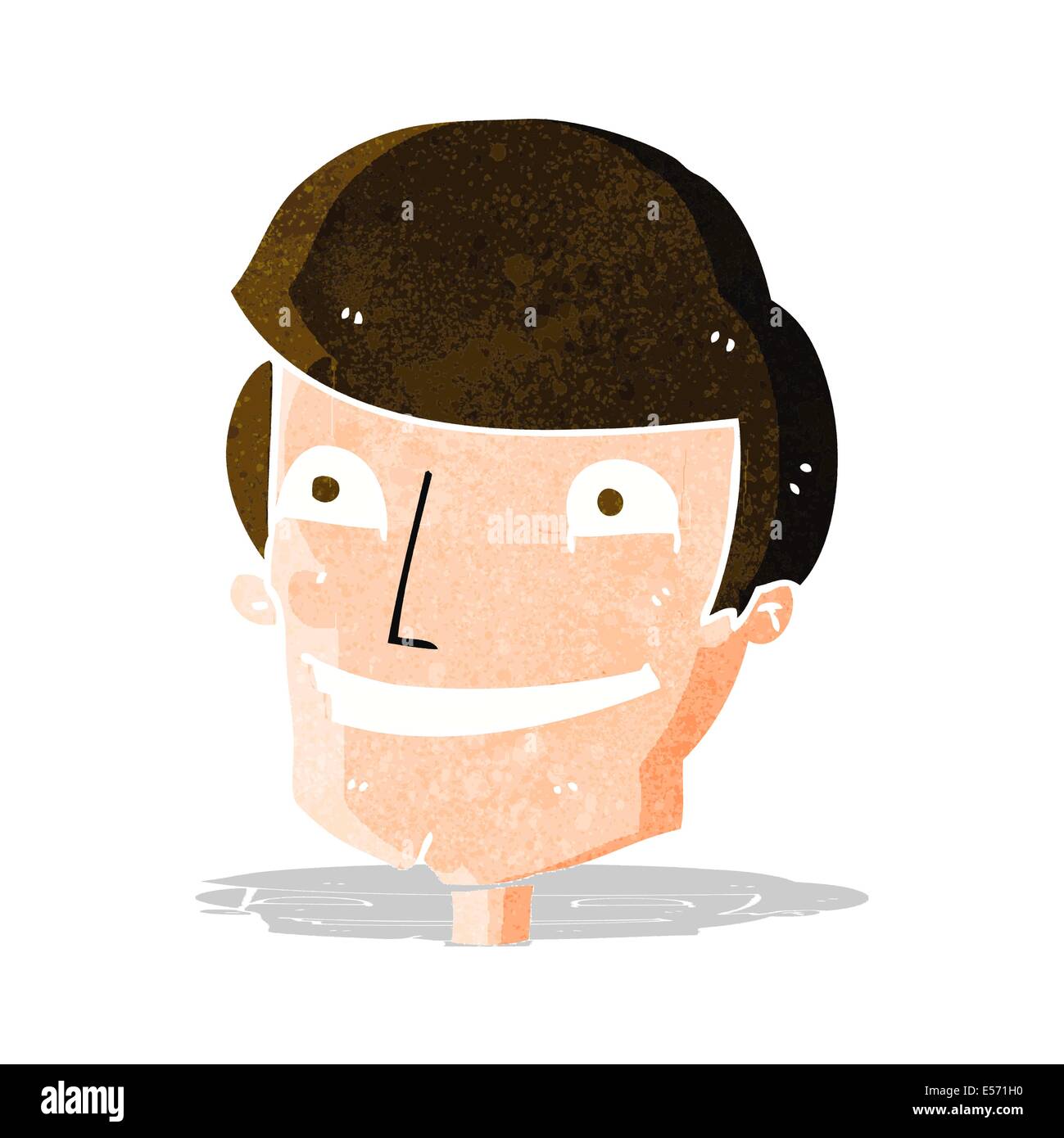 cartoon grinning man Stock Vector Image & Art - Alamy