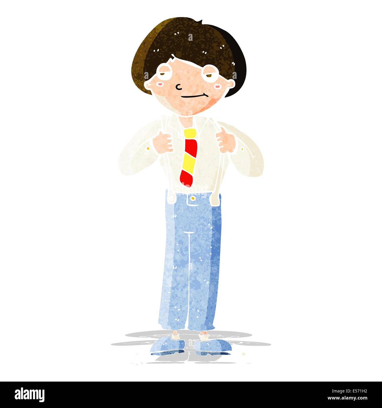 cartoon man wearing braces Stock Vector Image & Art - Alamy