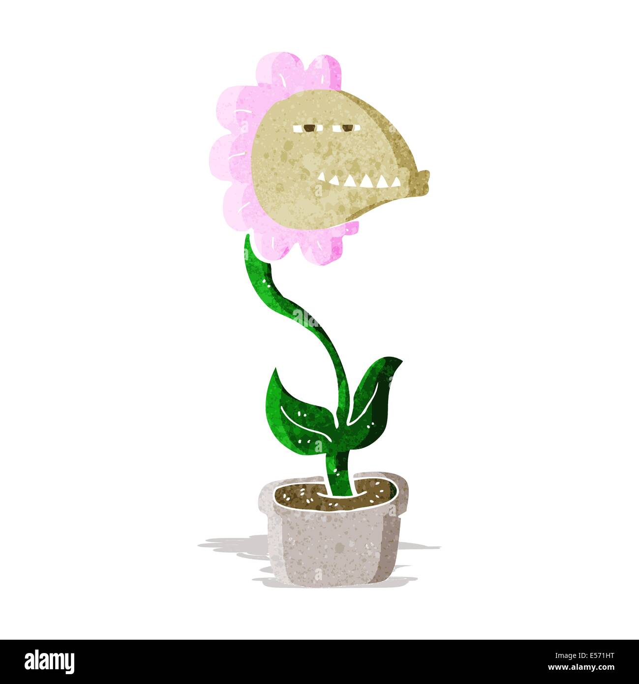 cartoon monster flower Stock Vector Image & Art - Alamy