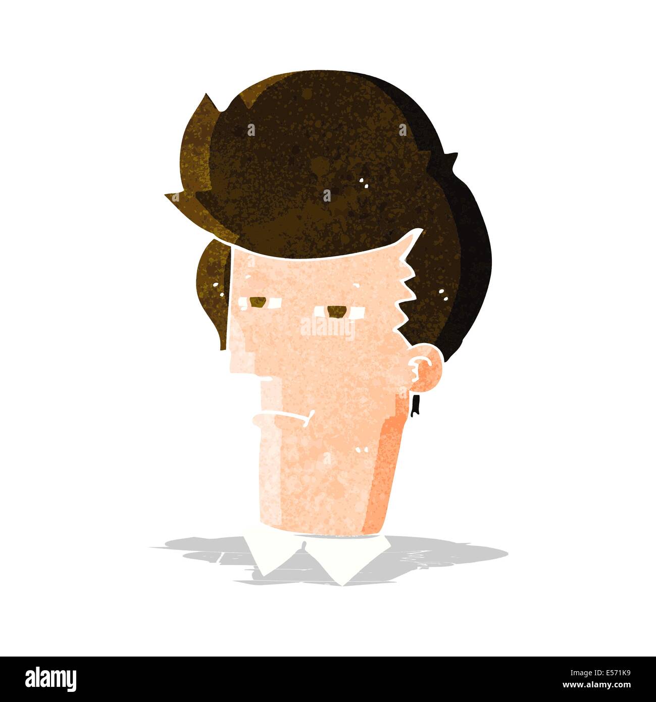 cartoon man with narrowed eyes Stock Vector Image & Art - Alamy