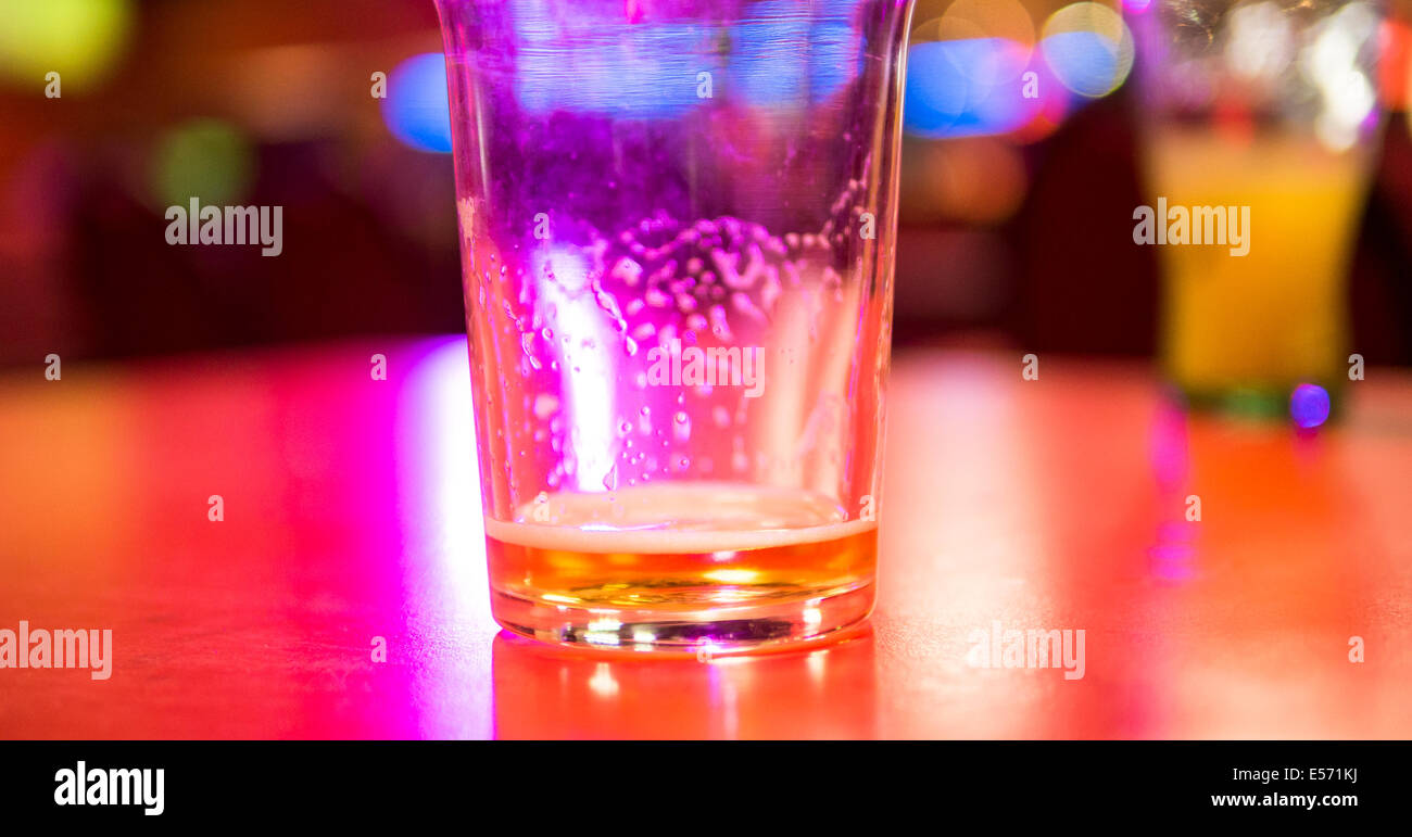 Glass nearly empty hi-res stock photography and images - Alamy