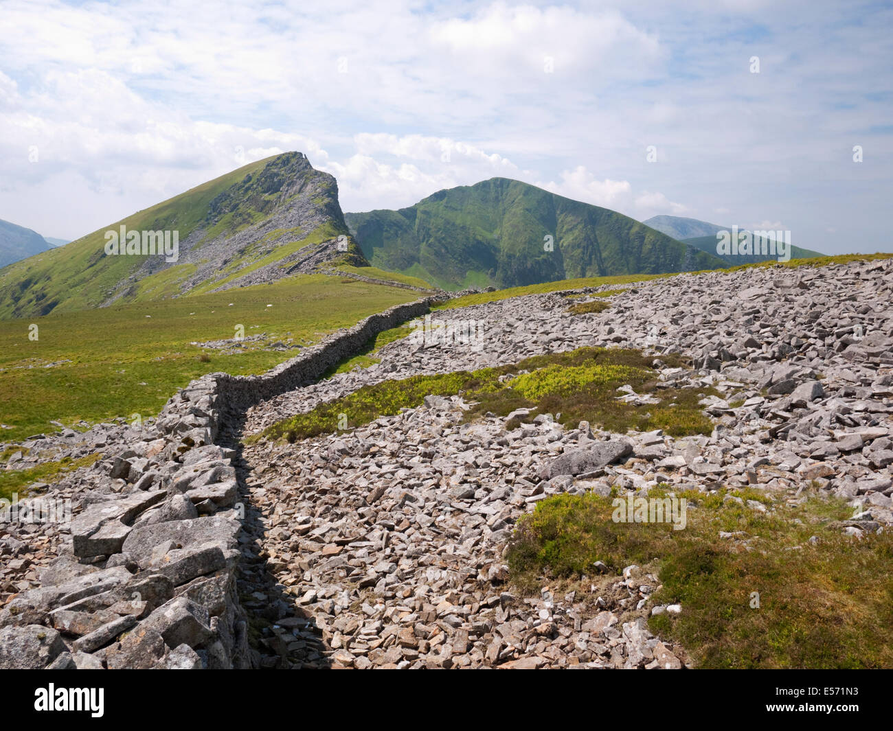 Mynydd Drws-y-coed and Trum y Ddysgl from Y Garn - Nantlle Ridge ...