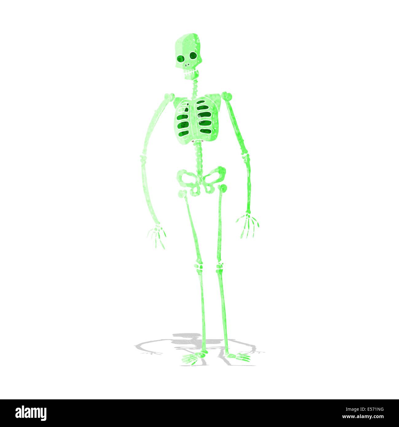 cartoon spooky skeleton Stock Vector Image & Art - Alamy