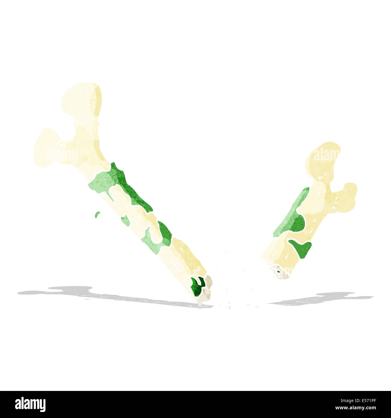 gross broken bone cartoon Stock Vector Image & Art - Alamy