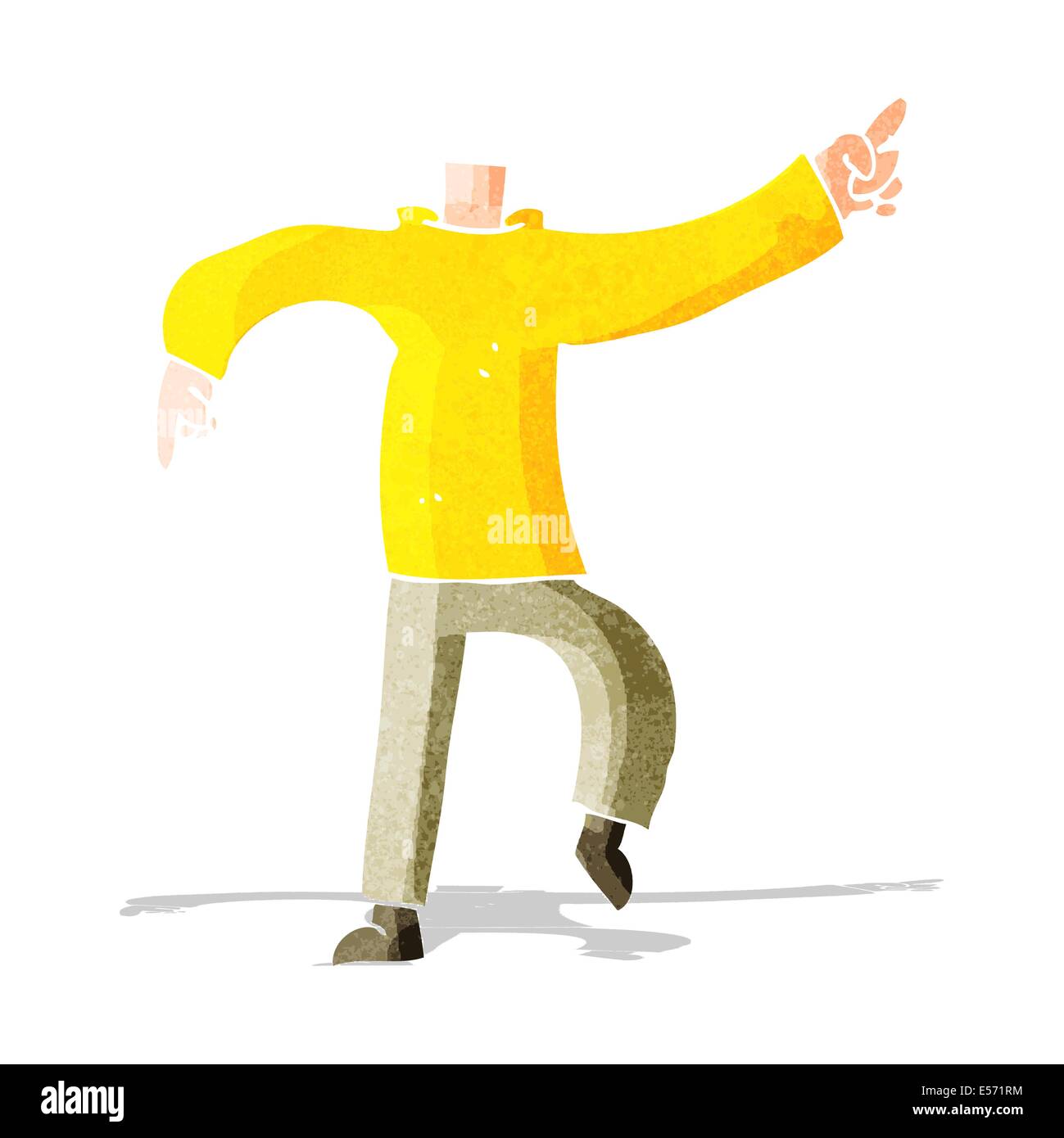 cartoon pointing body (mix and match cartoons or add own photo Stock ...