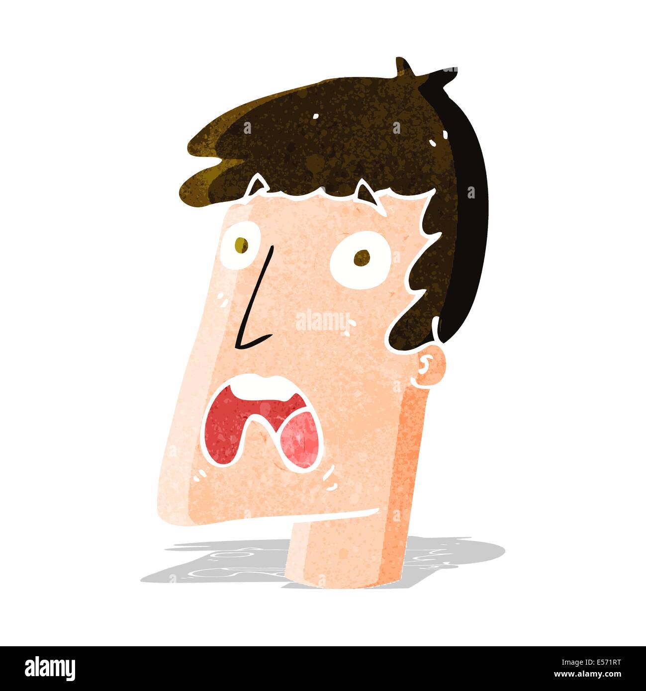 cartoon shocked man Stock Vector Image & Art - Alamy
