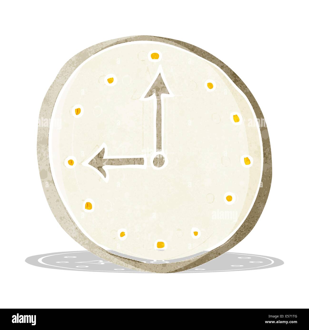 cartoon clock symbol Stock Vector Image & Art - Alamy