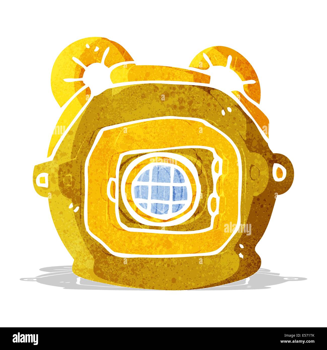 cartoon deep sea diver helmet Stock Vector Image & Art - Alamy