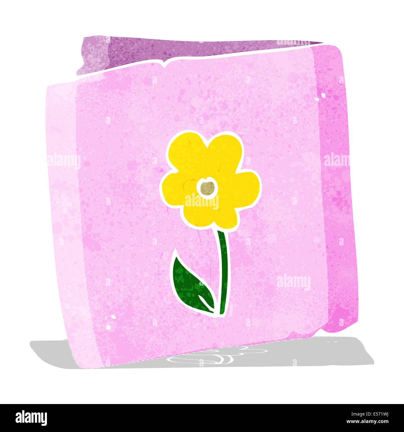 cartoon flower greeting card Stock Vector Image & Art - Alamy