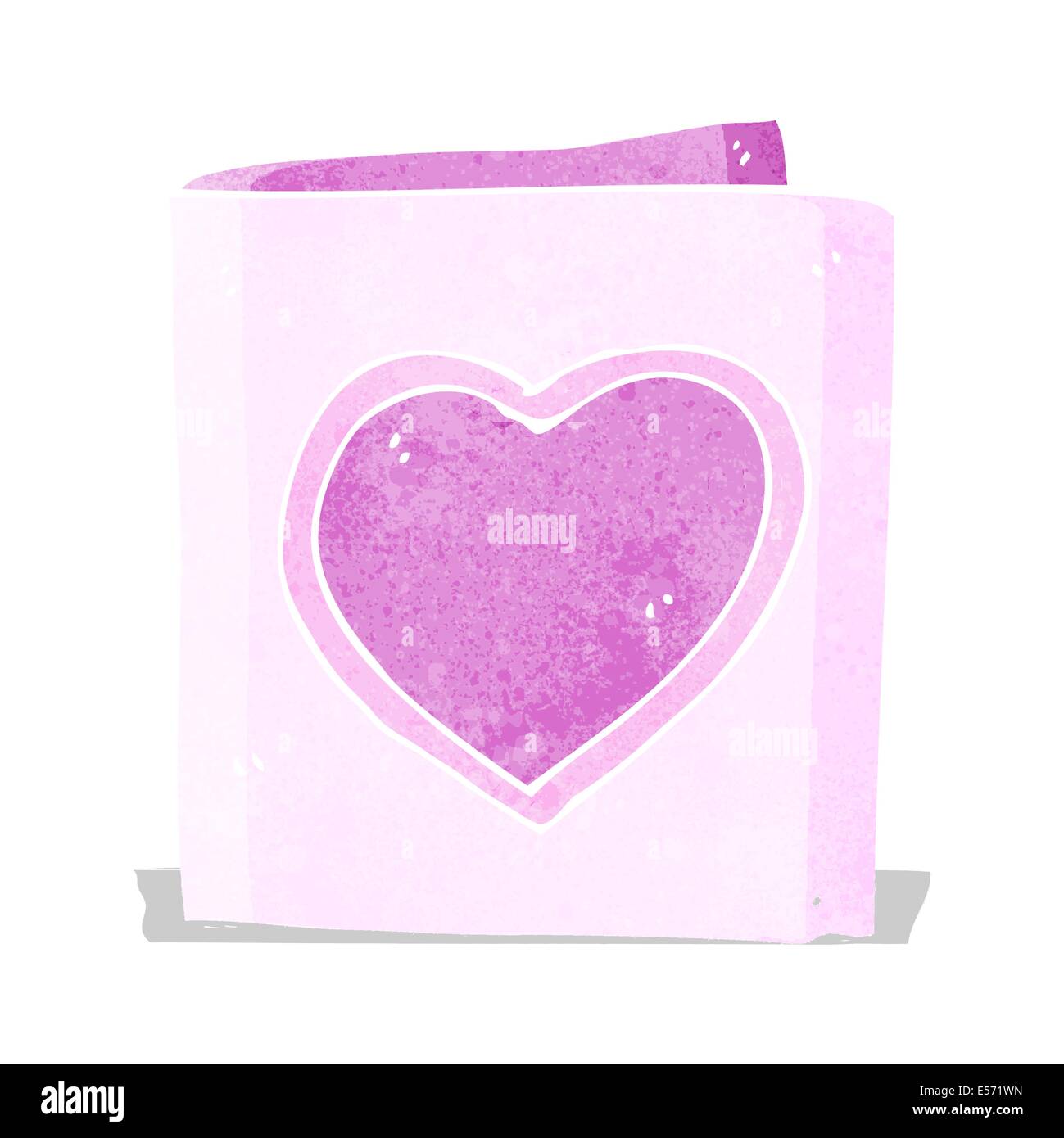 cartoon love heart card Stock Vector Image & Art - Alamy