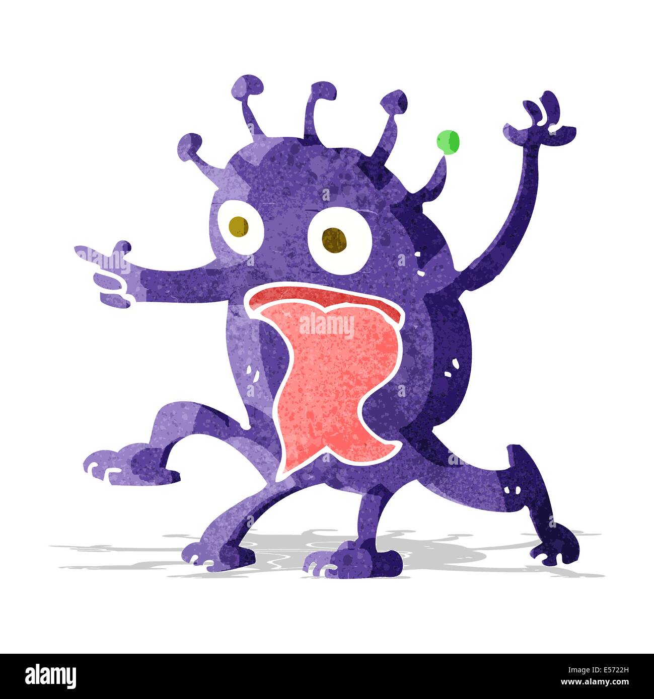 cartoon weird little alien Stock Vector Image & Art - Alamy