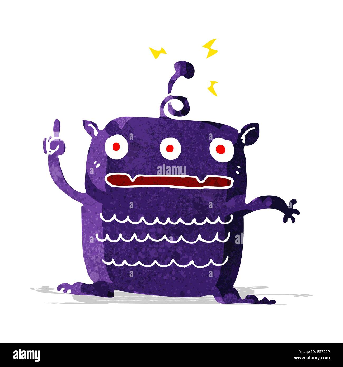 cartoon weird little alien Stock Vector Image & Art - Alamy