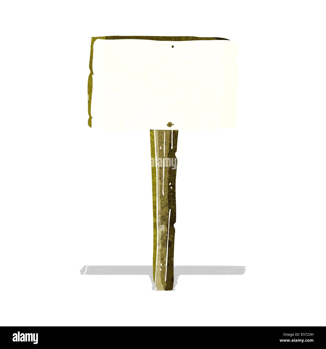 cartoon sign post Stock Vector Image & Art - Alamy