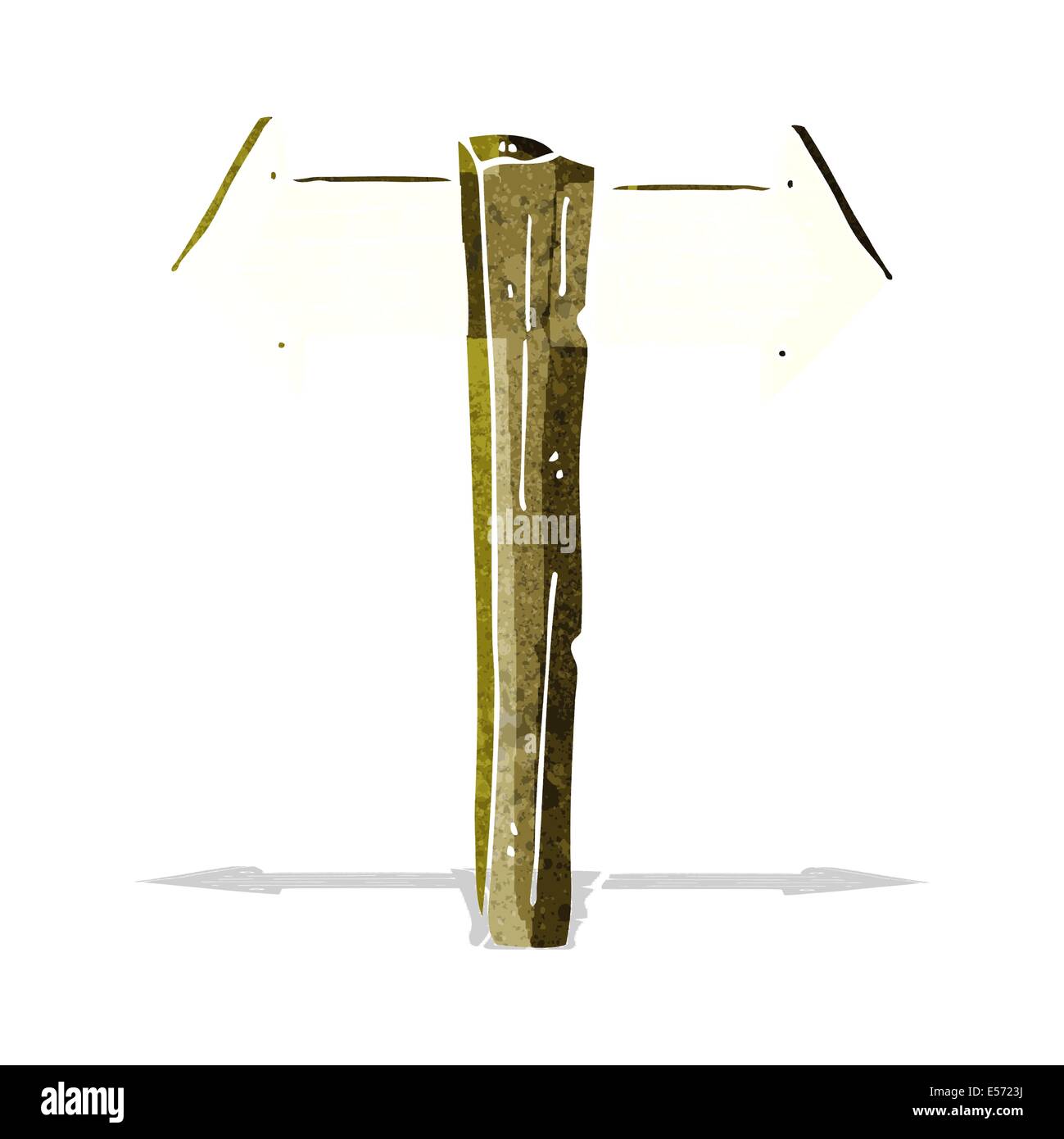 cartoon sign post Stock Vector Image & Art - Alamy