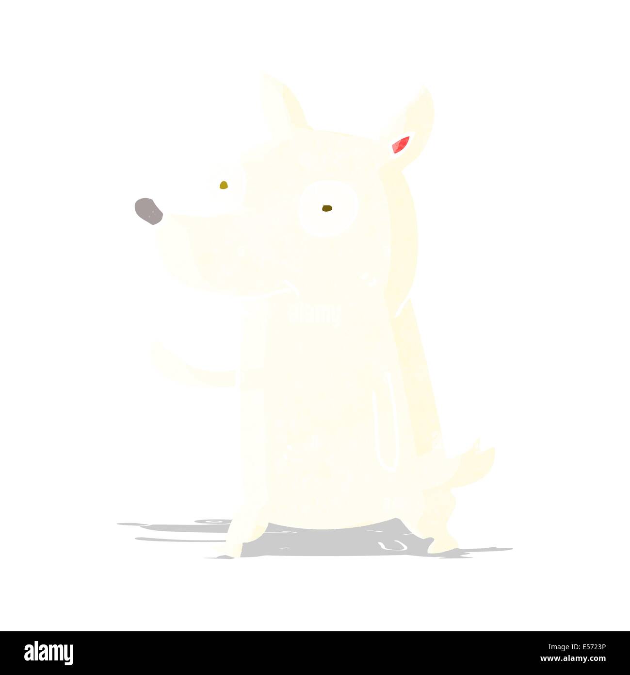 cartoon little dog waving Stock Vector Image & Art - Alamy