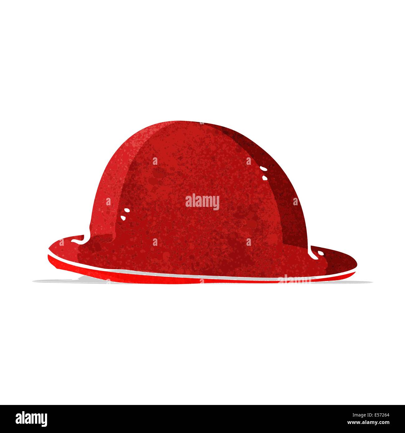 cartoon red bowler hat Stock Vector Image & Art - Alamy
