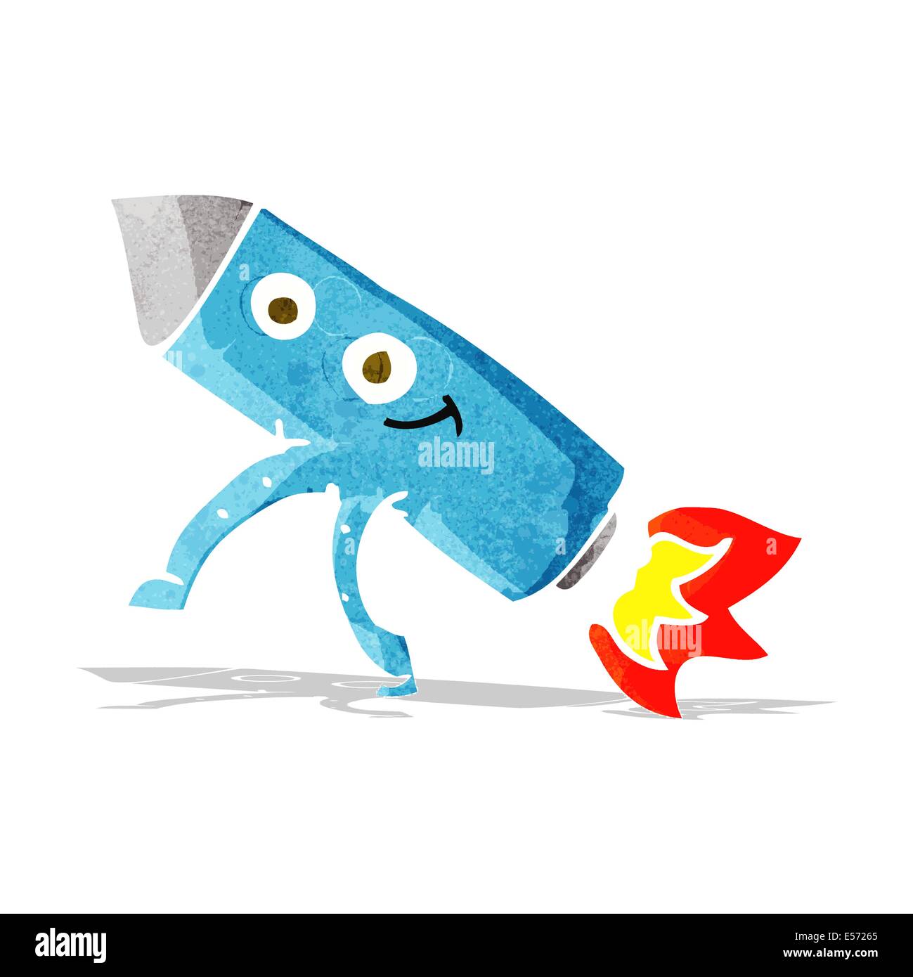 cartoon happy rocket Stock Vector Image & Art - Alamy