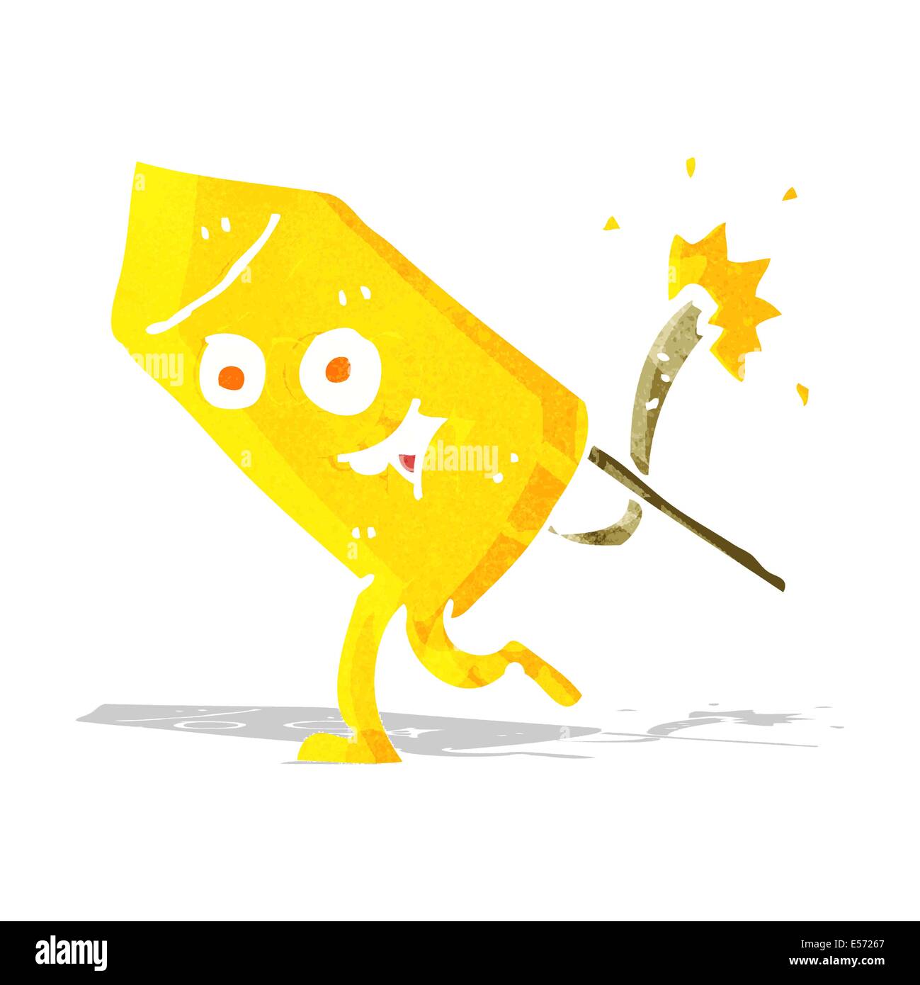 cartoon funny firework character Stock Vector Image & Art - Alamy