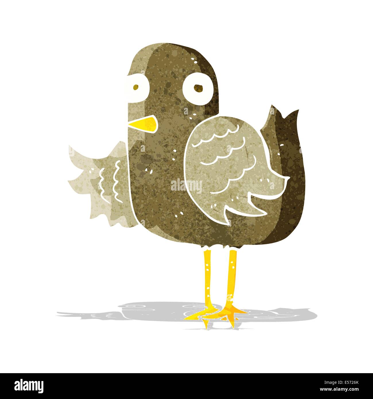 Cartoon bird waving wing Cut Out Stock Images & Pictures - Alamy