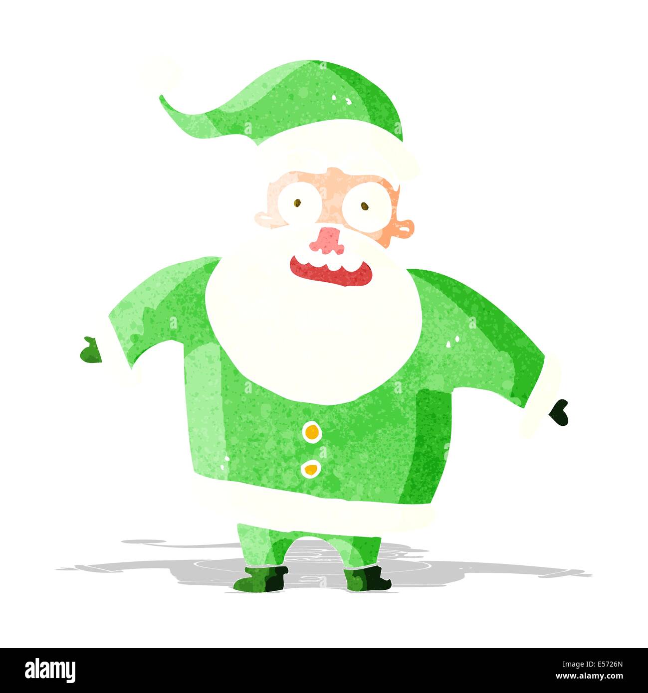 Cartoon shocked santa claus hi-res stock photography and images - Alamy