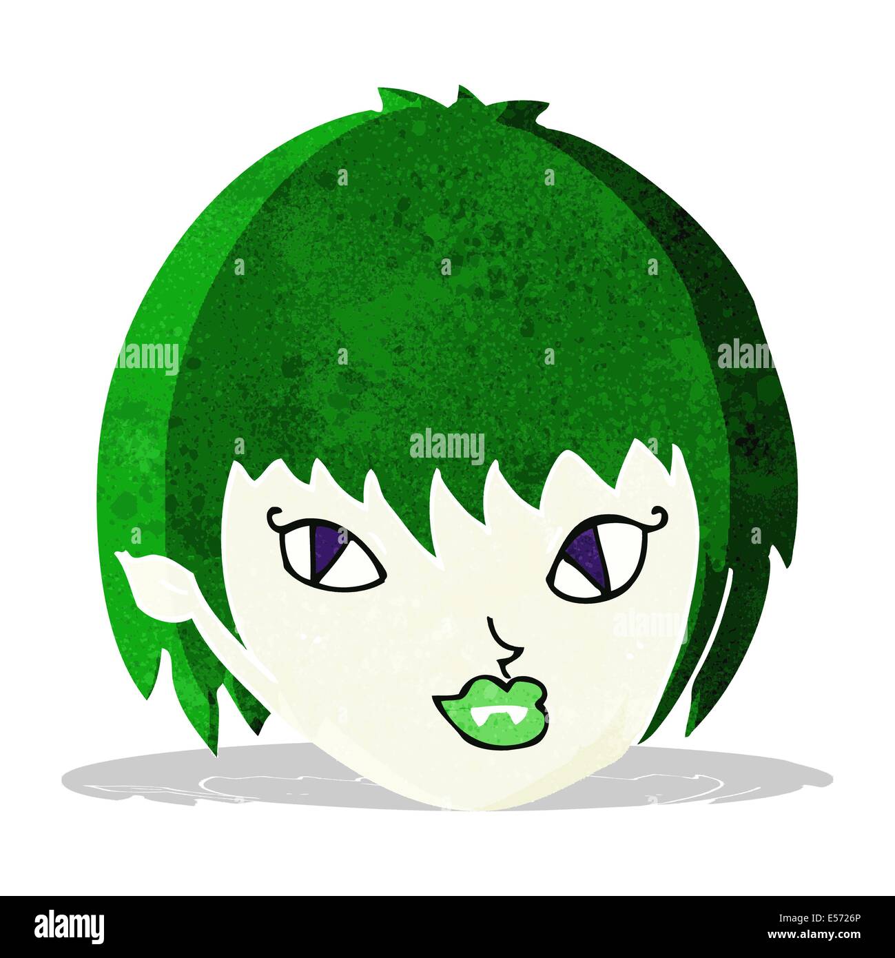 Cartoon vampire girl face hi-res stock photography and images - Alamy