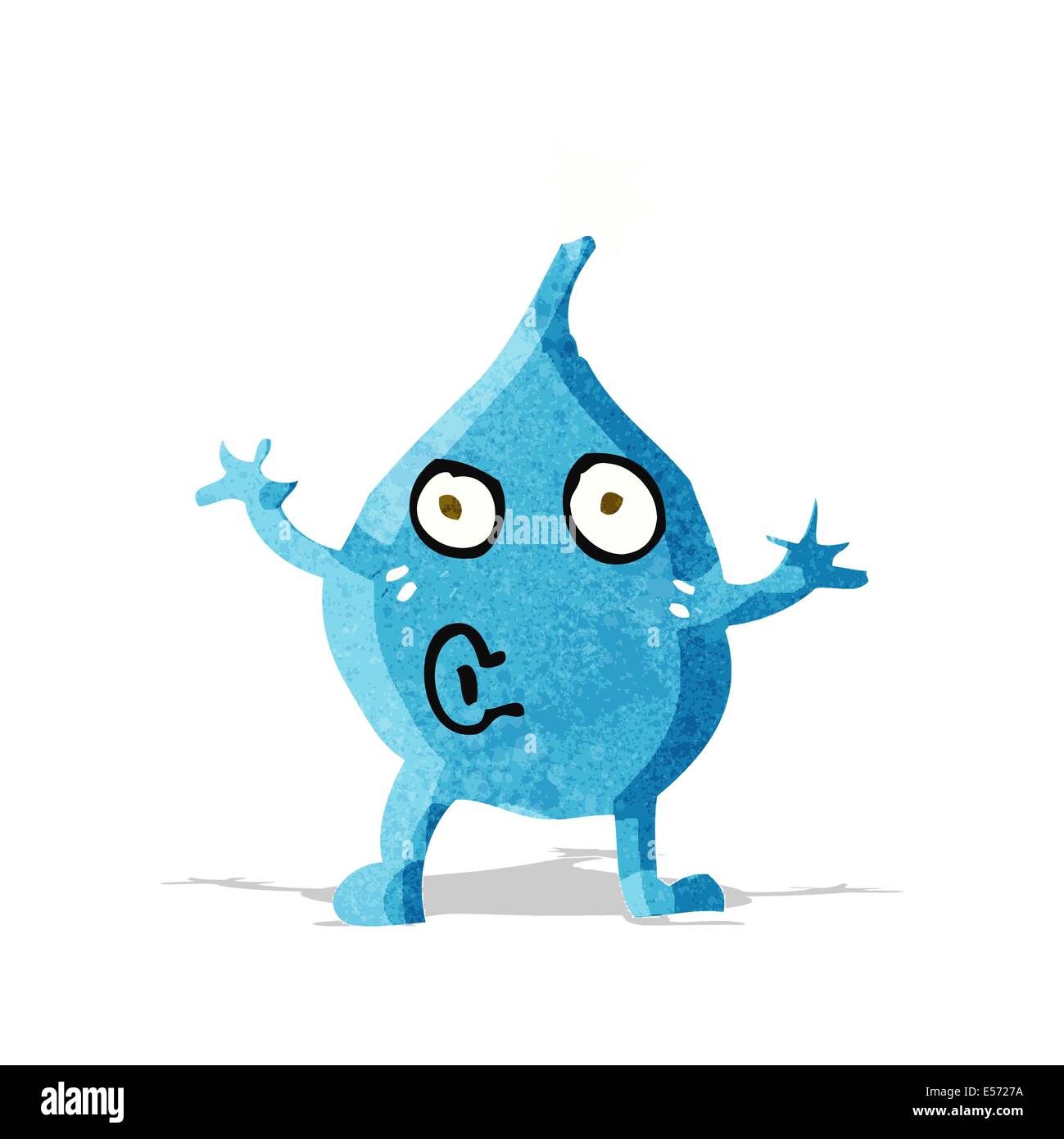 cartoon funny water drop character Stock Vector Image & Art - Alamy