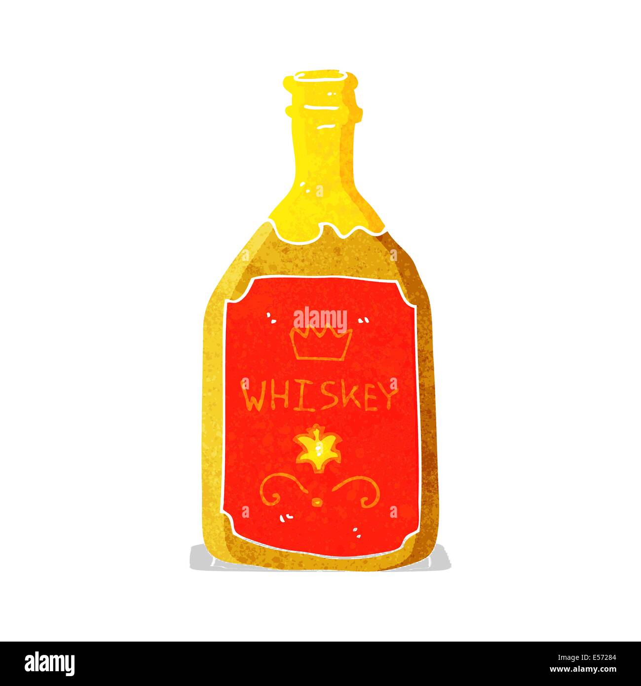cartoon whiskey bottle Stock Vector Image & Art - Alamy