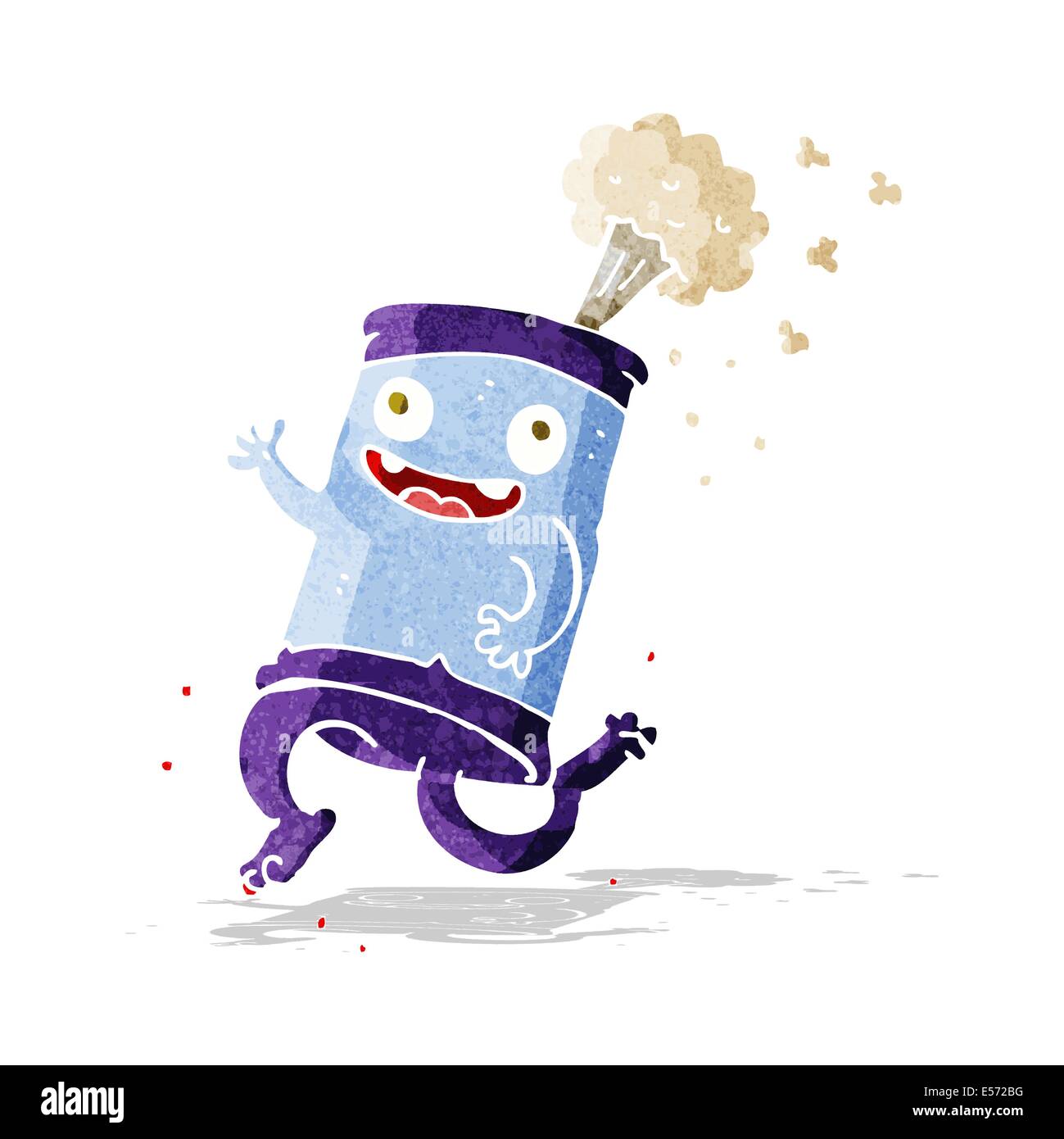 cartoon crazy soda can Stock Vector Image & Art - Alamy