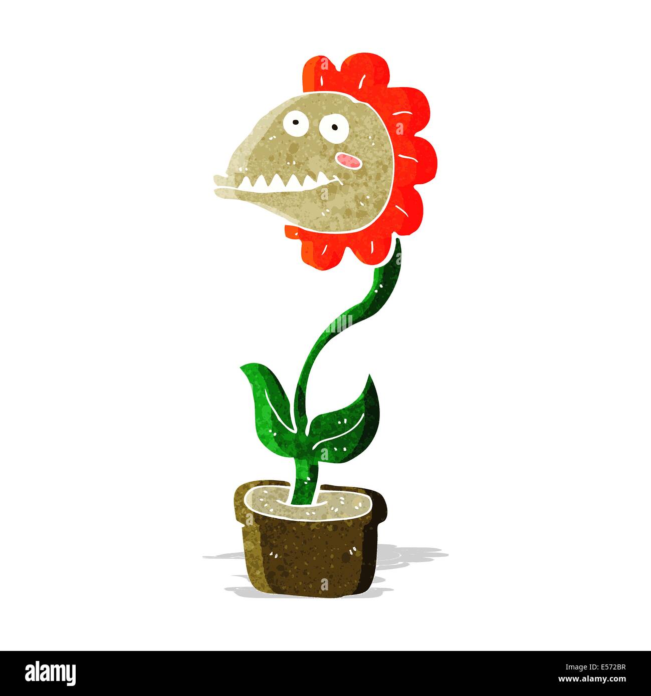 cartoon monster plant Stock Vector Image & Art - Alamy