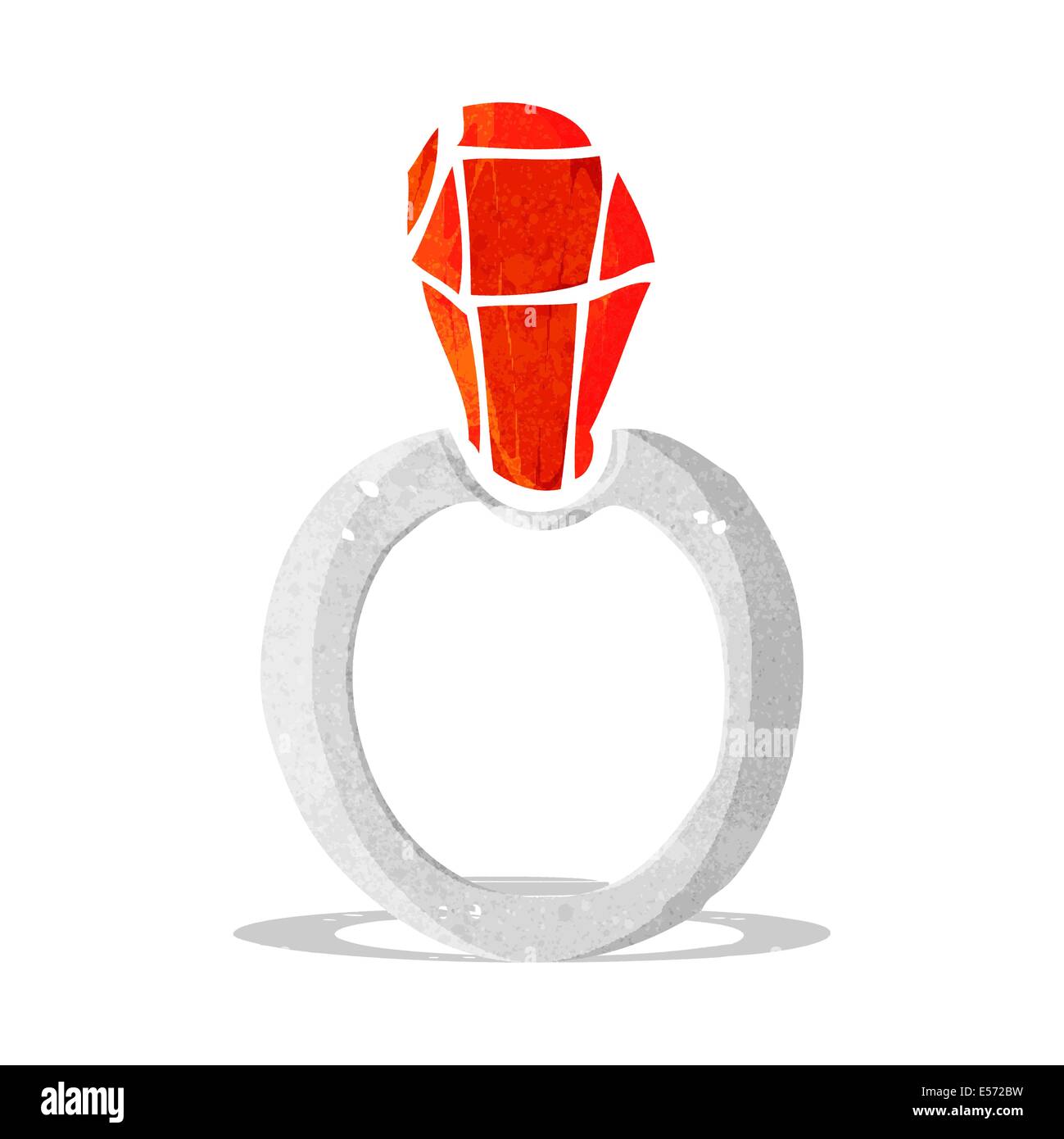 cartoon ruby ring Stock Vector Image & Art - Alamy