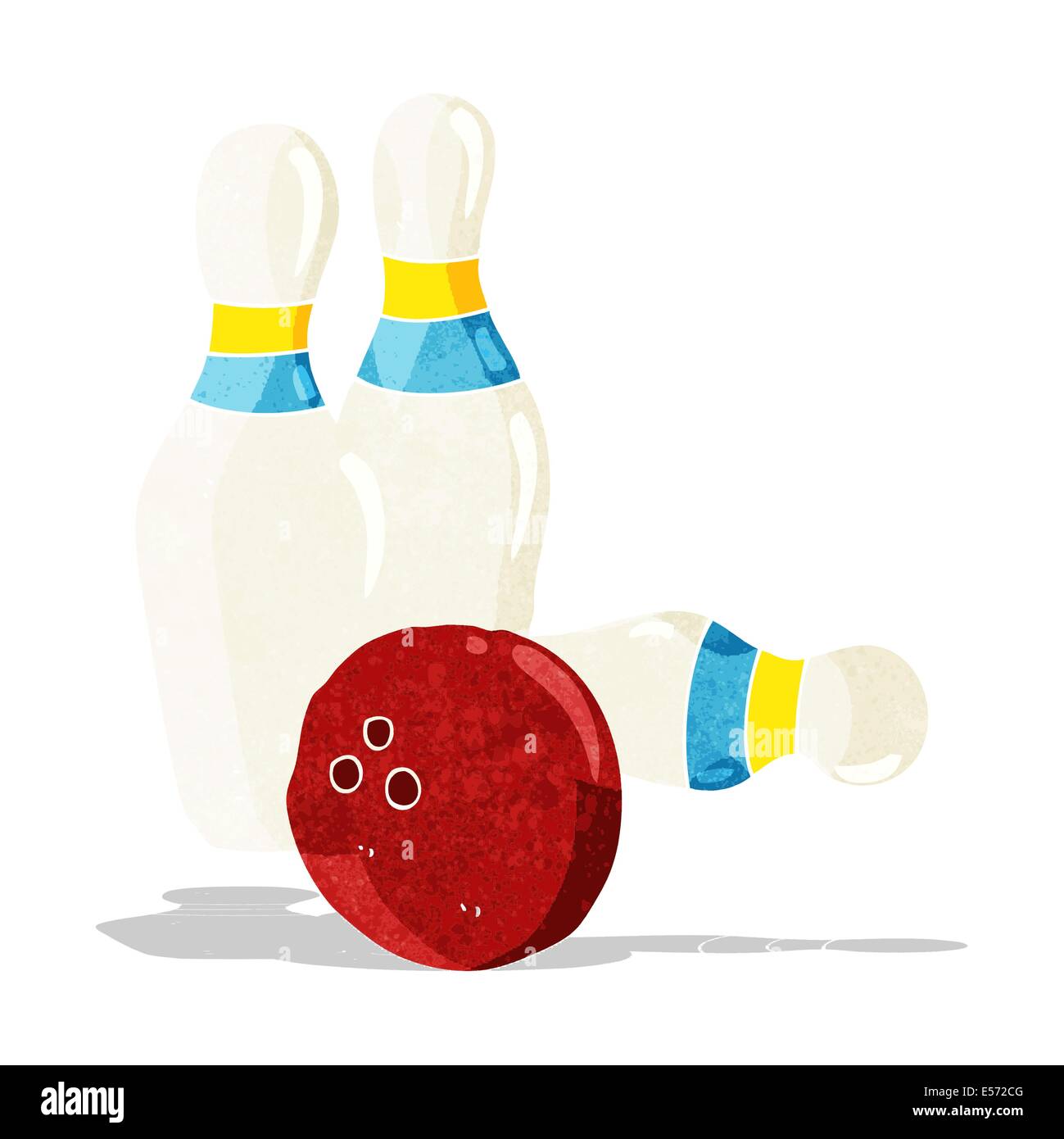 ten pin bowling cartoon Stock Vector Image & Art - Alamy