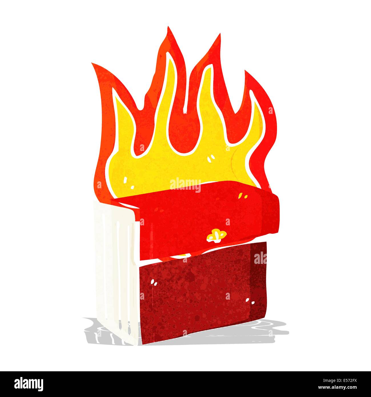 cartoon burning business files Stock Vector Image & Art - Alamy