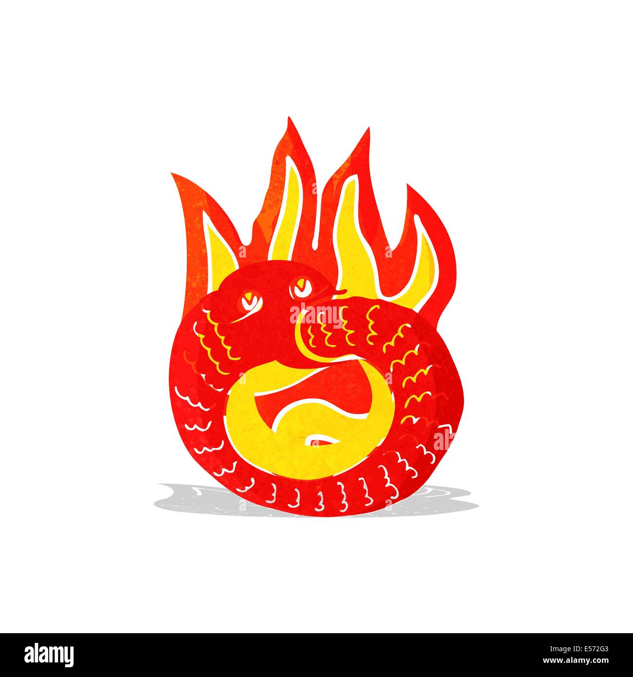 cartoon snake eating own tail Stock Vector Image & Art - Alamy