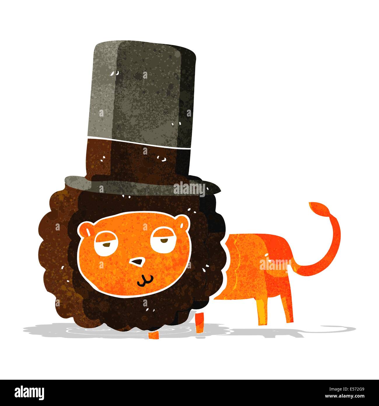 cartoon lion in top hat Stock Vector Image & Art - Alamy