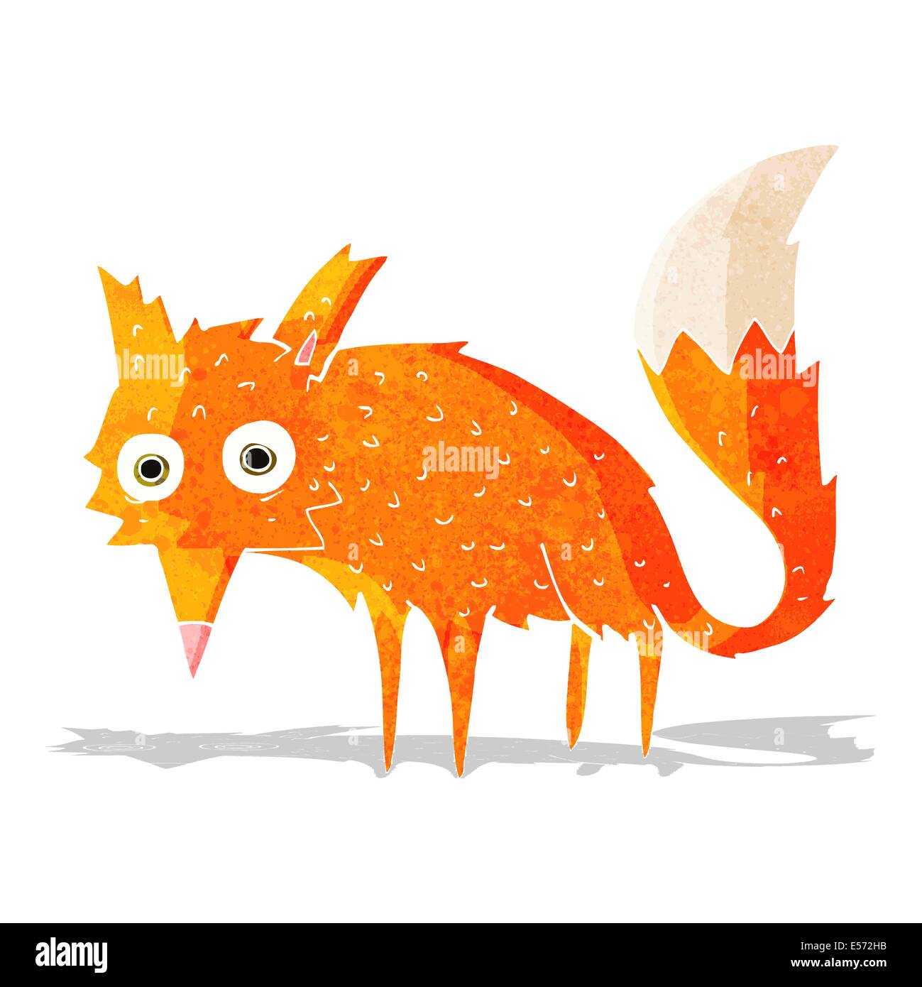 funny cartoon fox Stock Vector Image & Art - Alamy