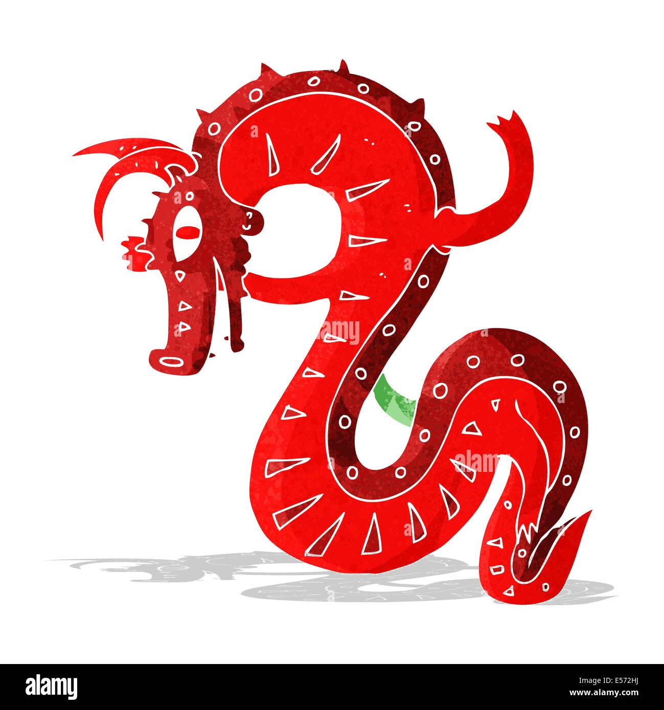 saxon dragon cartoon Stock Vector Image & Art - Alamy