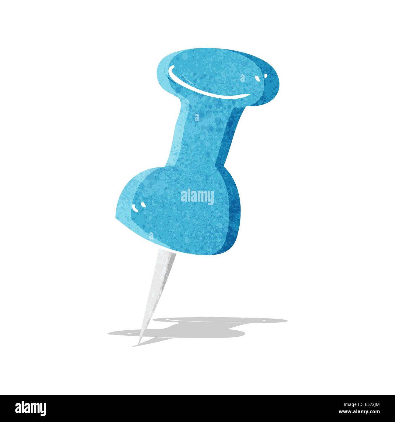 Cartoon drawing pin Cut Out Stock Images & Pictures - Alamy