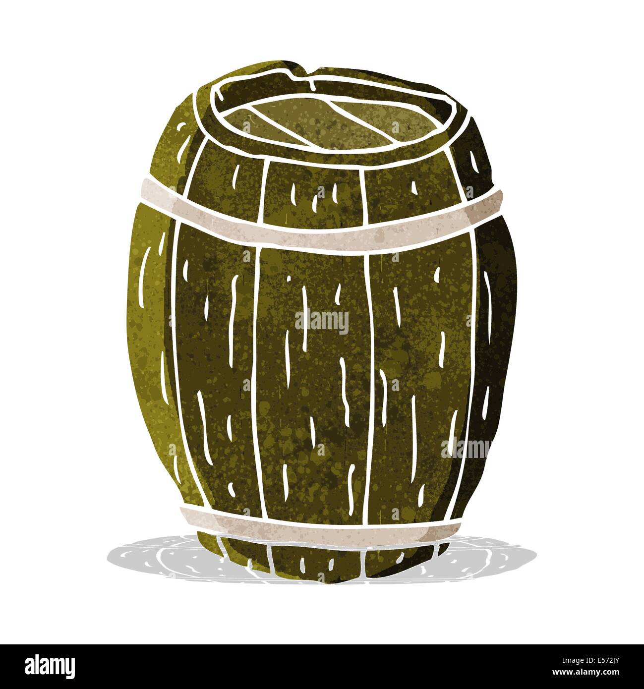 cartoon wooden barrel Stock Vector Image & Art - Alamy